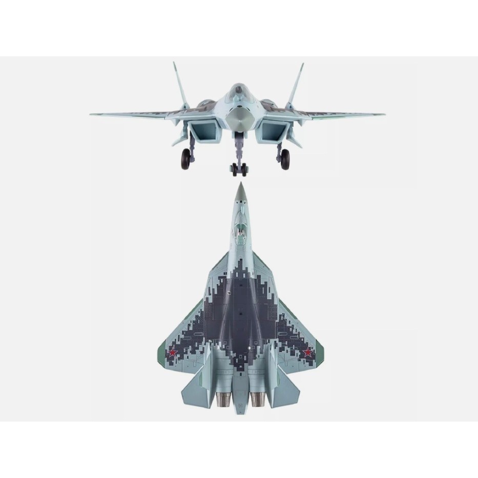 Russina Knight Scale Jet 1/100 Russian SU57 Air Force Stealth Fighter ...