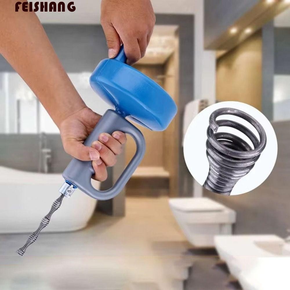 FEISHANG Sewer Pipe Plunger Dredge, Handheld 3/4/5/7 Meters Drain ...