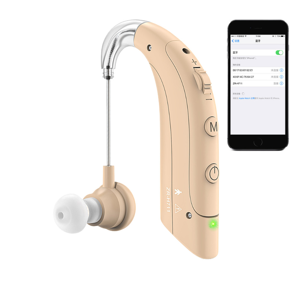 Bluetooth enabled call answering hearing aid intelligent noise ...