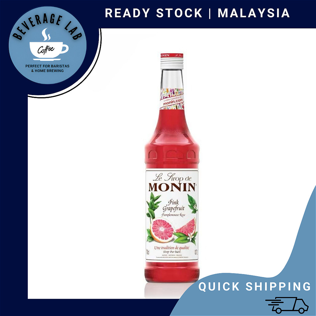 BEVERAGE LAB MONIN Premium Syrup Pink Grapefruit (700ml) | Shopee Malaysia