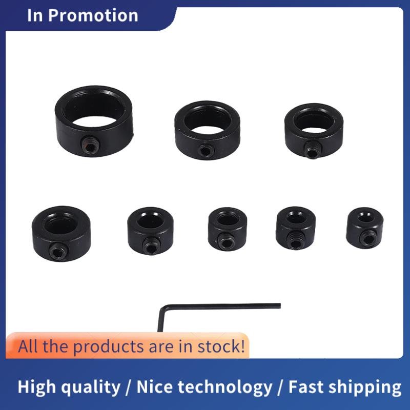 Drill Stop Bit Collar Set, 9PCS Adjustable Drill Depth Stop Collar ...