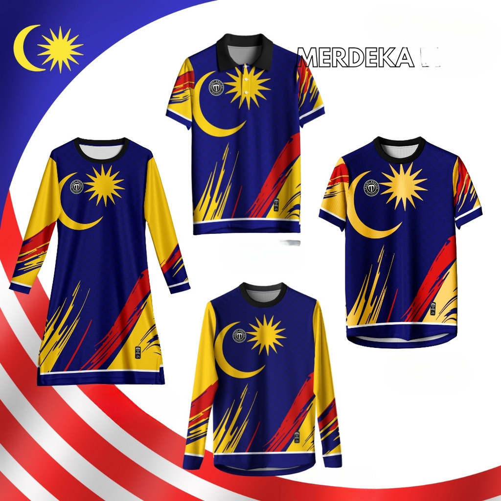 Merdeka 68 Year Sublimation Tshirt | Baju MERDEKA 2024 MERDEKA 2024 ...