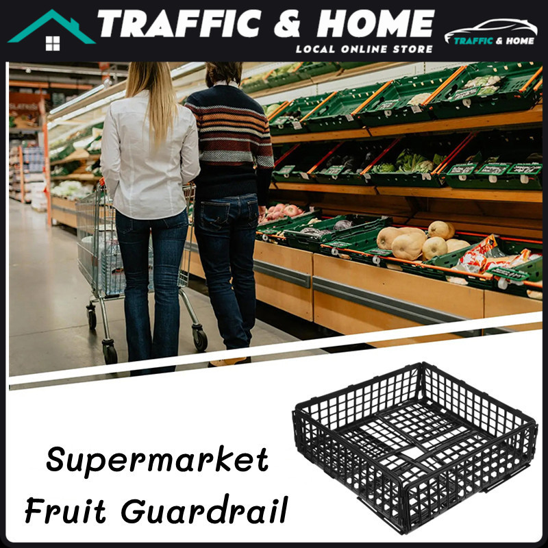 Supermarket Fruit Guardrail Baffle Vegetable Divider Partition Display ...