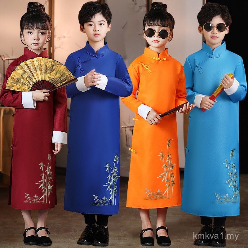 Kostum Persembahan Tradisional Cina untuk Kanak-kanak, Kostum ...