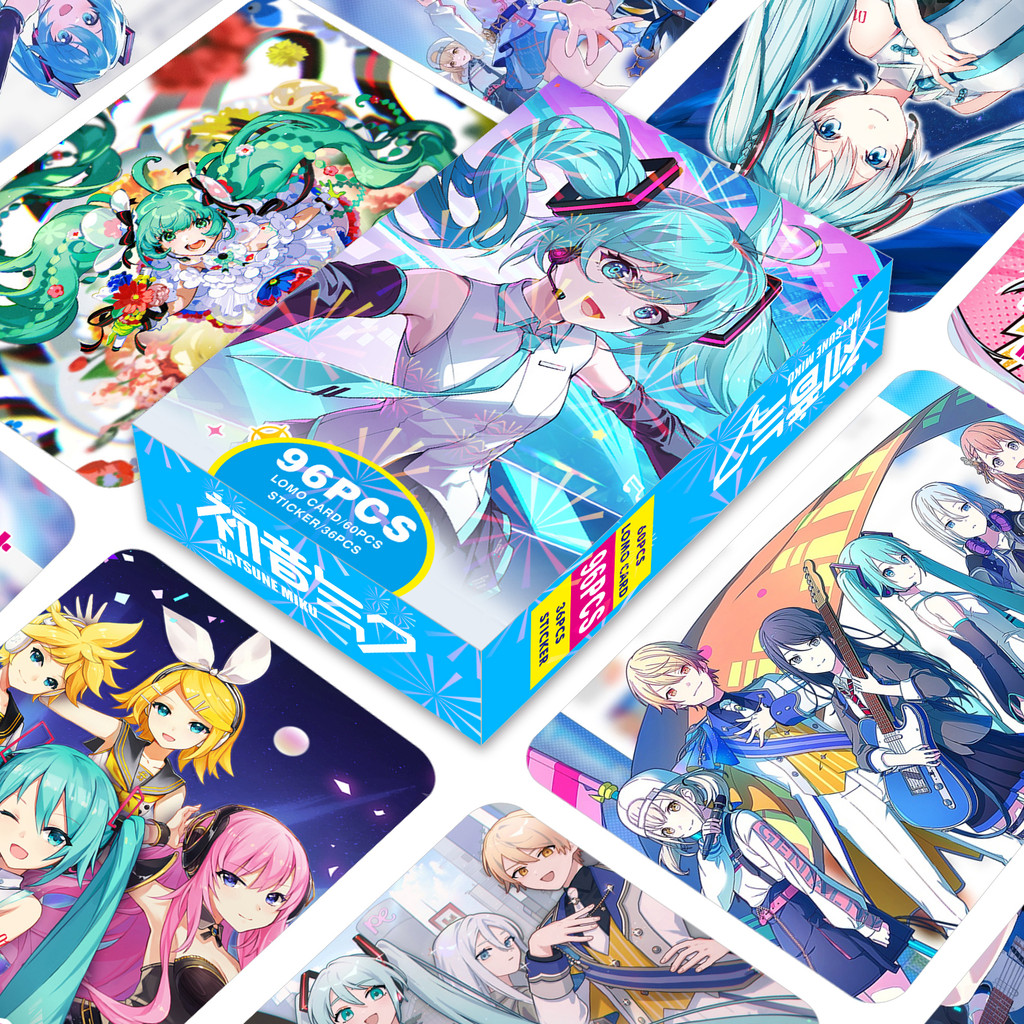 92-96pcs Manhwa Manga Solo Leveling Jinx Lomo Cards Hatsune Miku Link ...