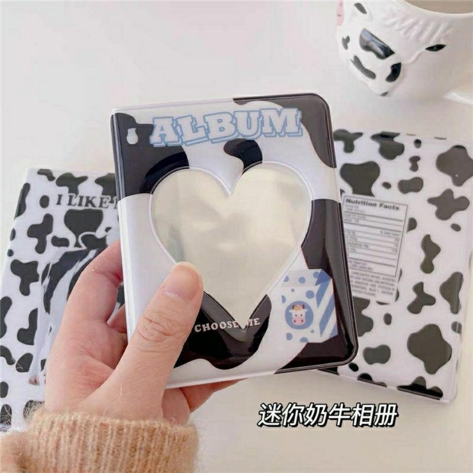 Ins Style mini Cow Photo Album 10cm Polaroid Card Album mini Star ...