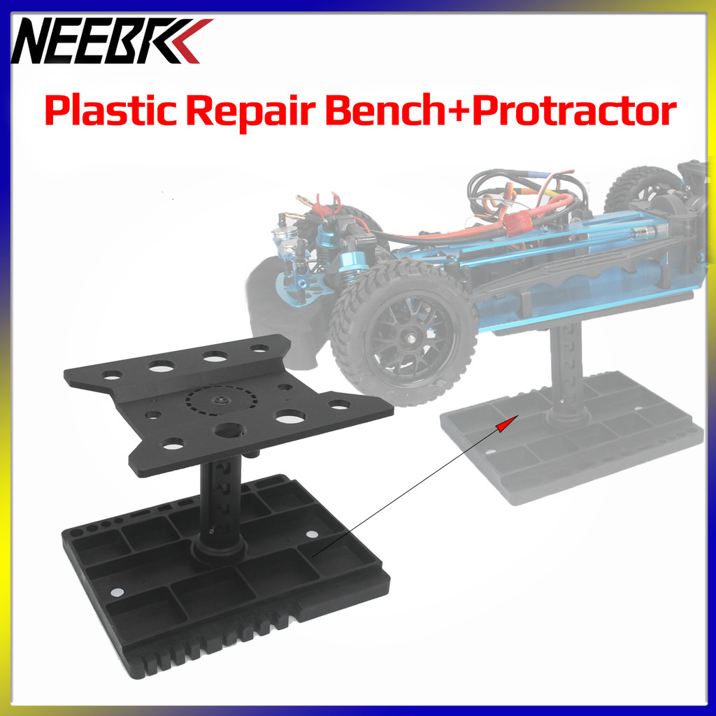 NEEBRC Plastic Repair Bench Protractor Angle Measure Protractor Ruler ...