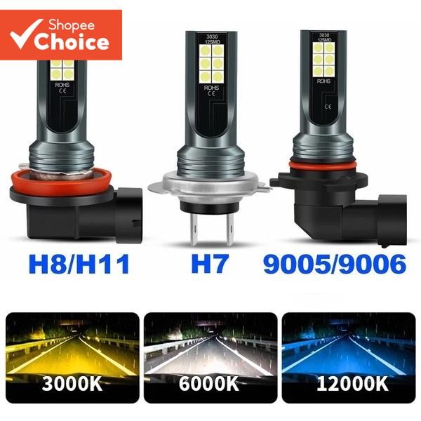 2Pcs H4 H7 LED Car Fog Light H11 H8 H9 H16JP H1 H3 Car Headlight Bulbs 9005 9006 Auto Driving ...