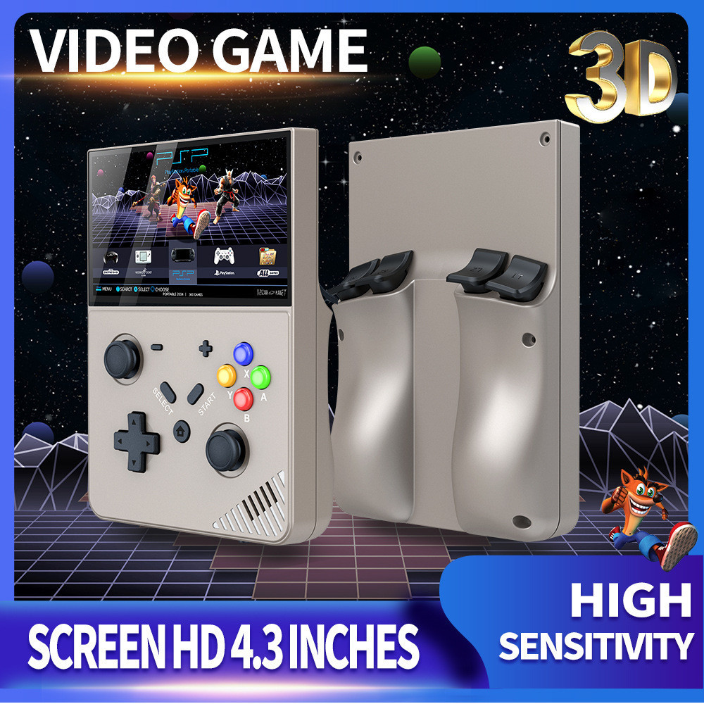 New Style 3,0000+Handheld Game Console 128GB 3D HD 4K Joystick Retro ...