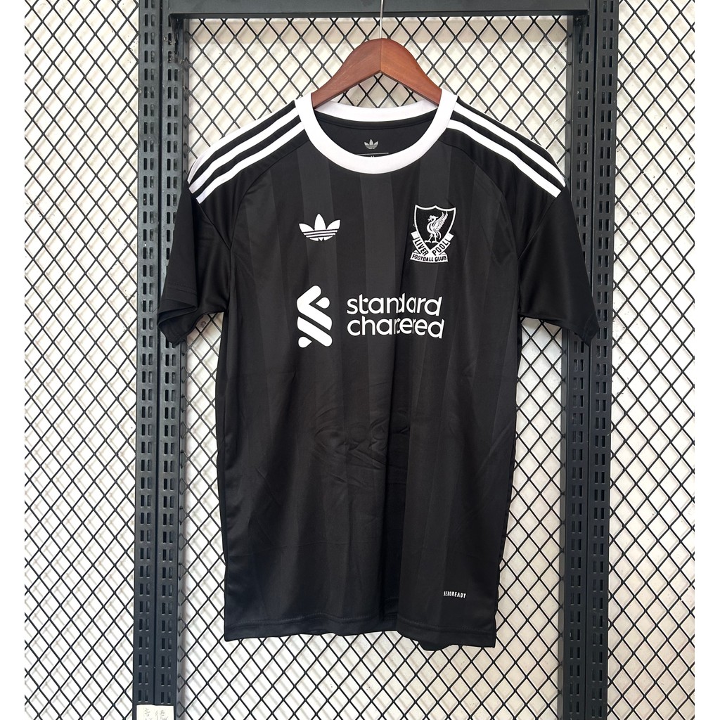Fans 2526 Liverpool goalkeeper black Soccer Jersey Mens White Customize ...