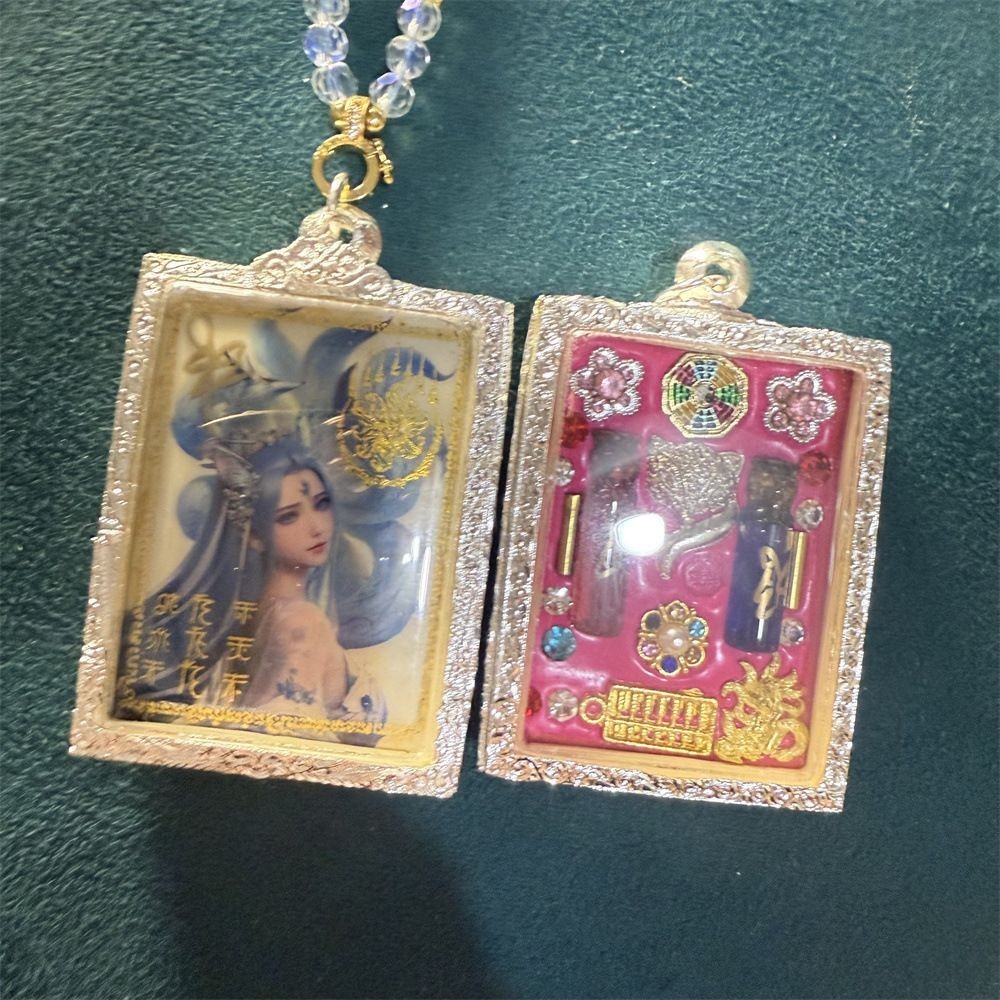 T Thailand Amulet Thailand Feature Handicraft Cuban C Silver Shell Hand ...