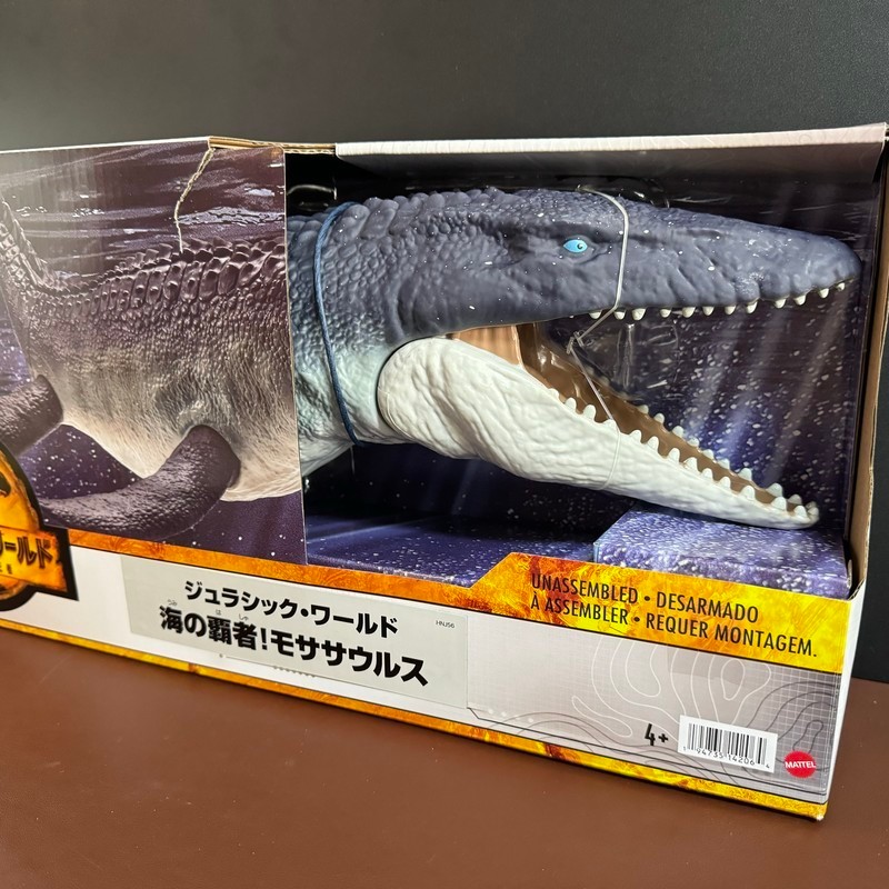 [peng] Mattel Big Mosasaurus New Jurassic World Chalk Camp Large ...