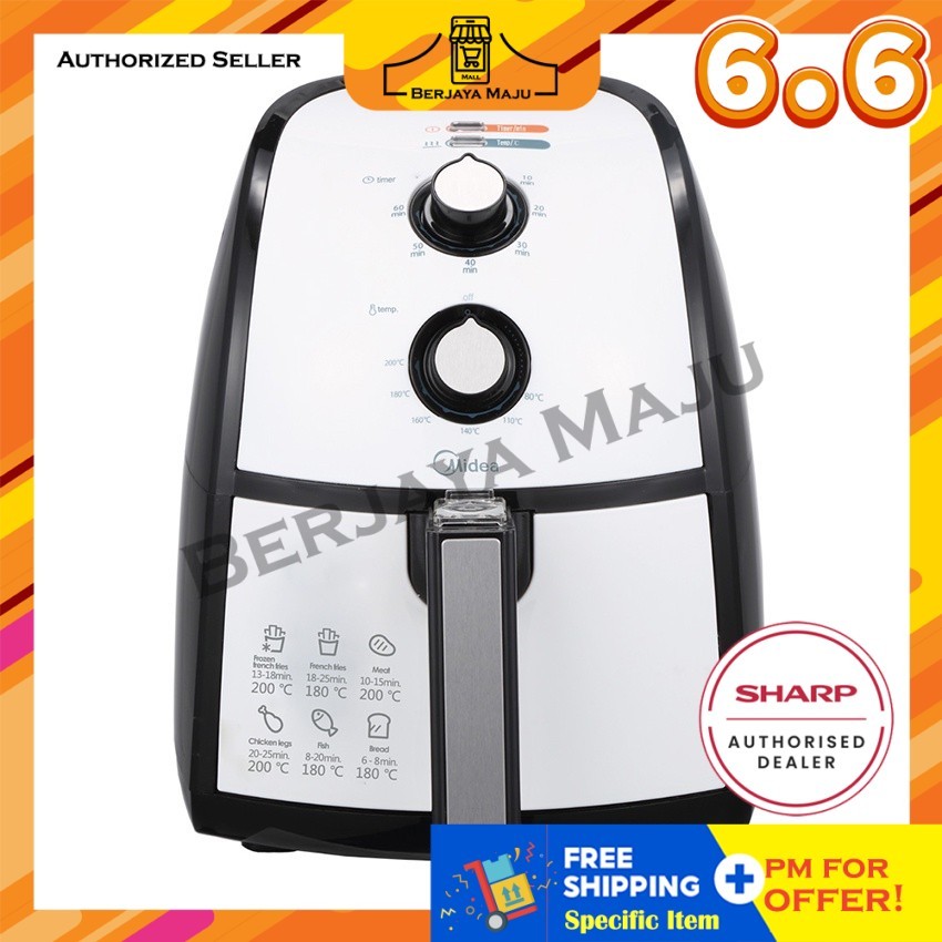 Sharp 7.0L Air Fryer KFAF70MST (Stainless) | Shopee Malaysia