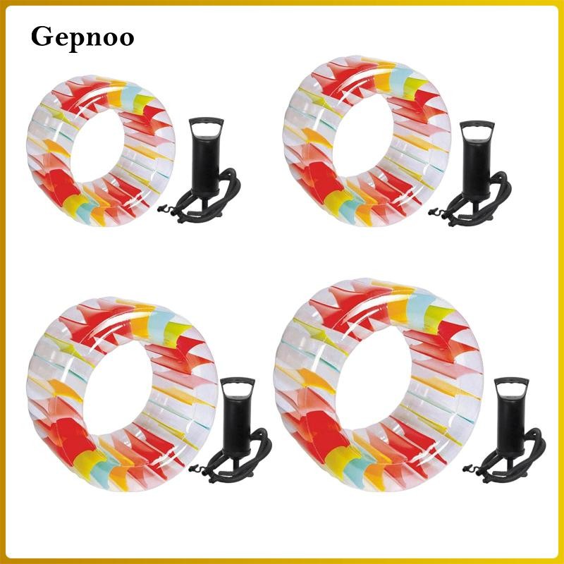 Gepnoo Swimming Pool Float Inflatable Water Wheel Children River ...