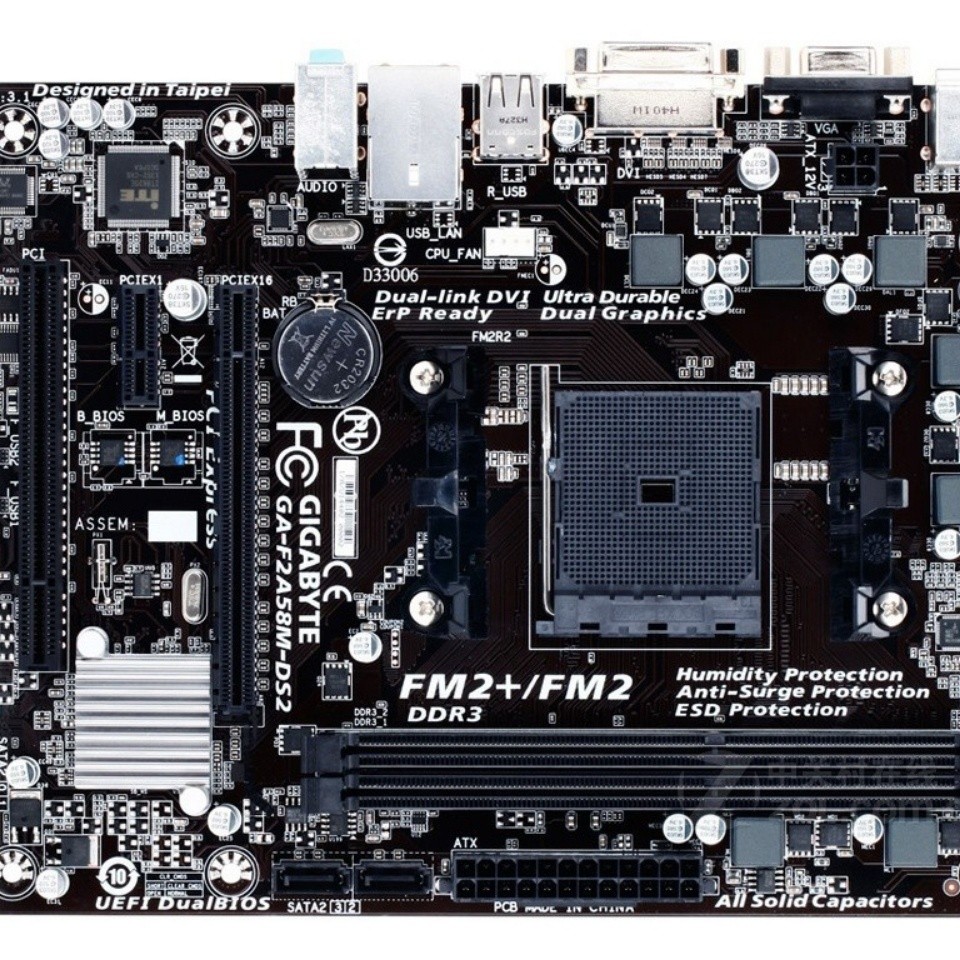Gigabyte GA-F2A58M-DS2/S1 A58 ddr3 Desktop Computer Motherboard A68 A78 ...