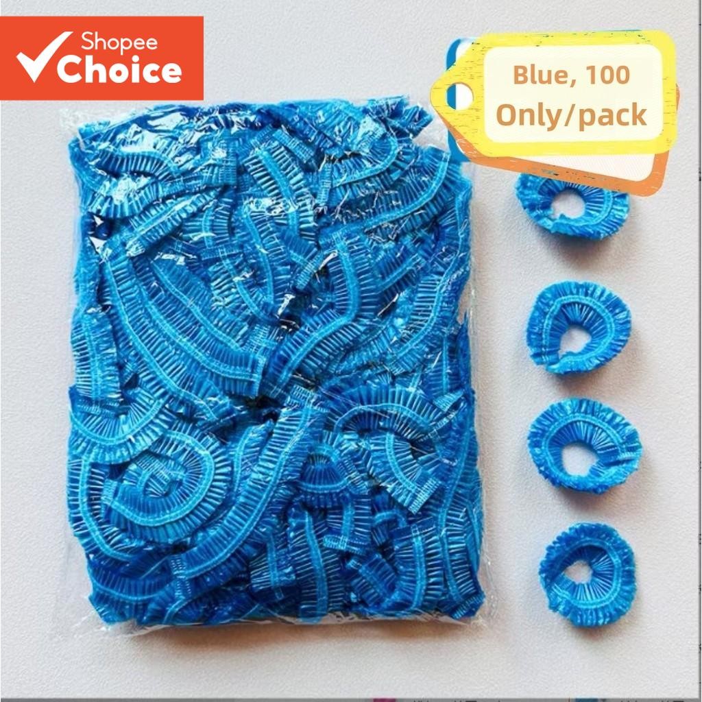 200 blue waterproof disposable shower caps, hair dye hair tips, hotel ...