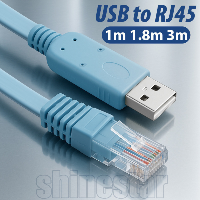 1/2/3PCS USB To RJ45 Console Debugging Cable - Portable Copper Wire ...