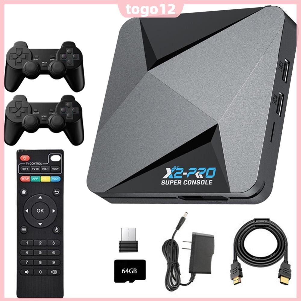 X2 PRO Retro Game Console Built-in 100000+ Games Gaming Console S905X2 ...