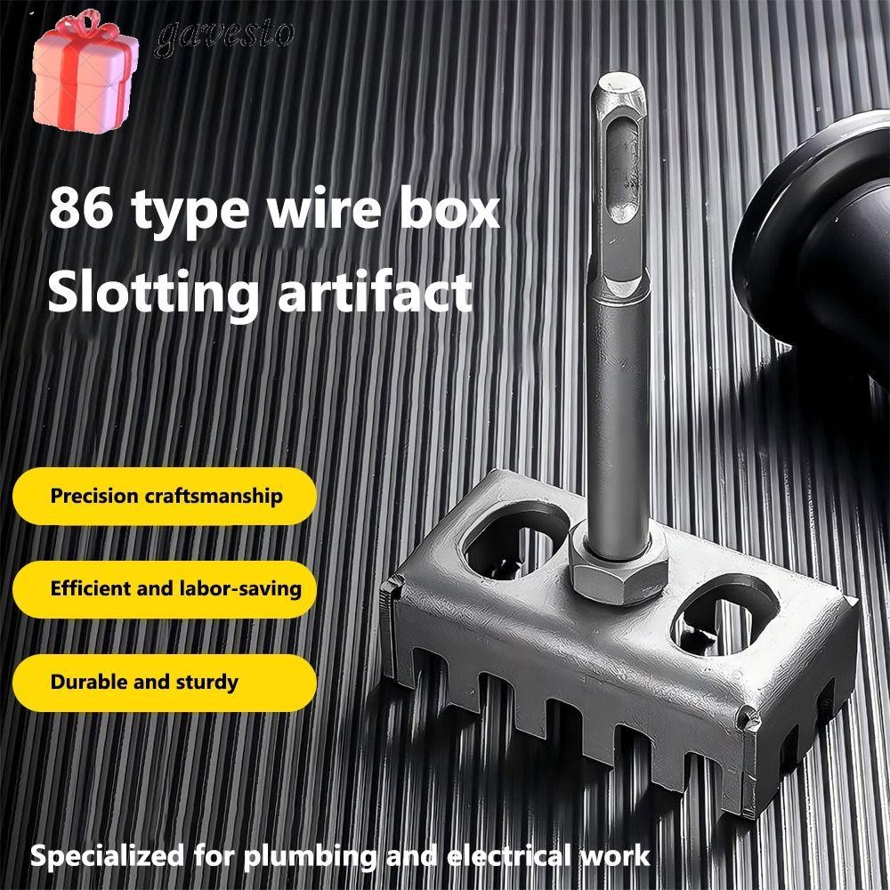 GAVESTO Square Hole Punch, Multi-function Rectangle Slot Tool Square ...