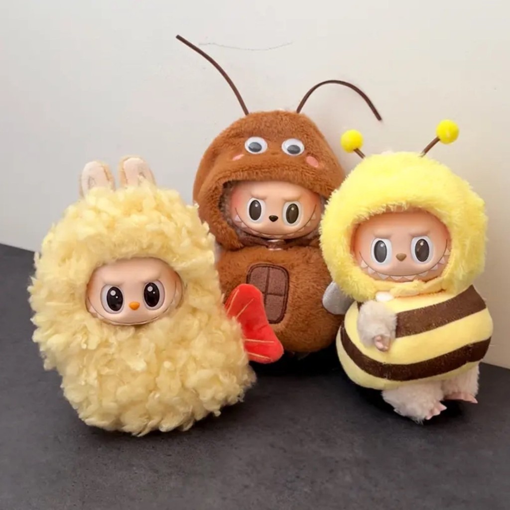 One Second Generation Labubu Clothes Pendant Cute Fried Shrimp Baby ...