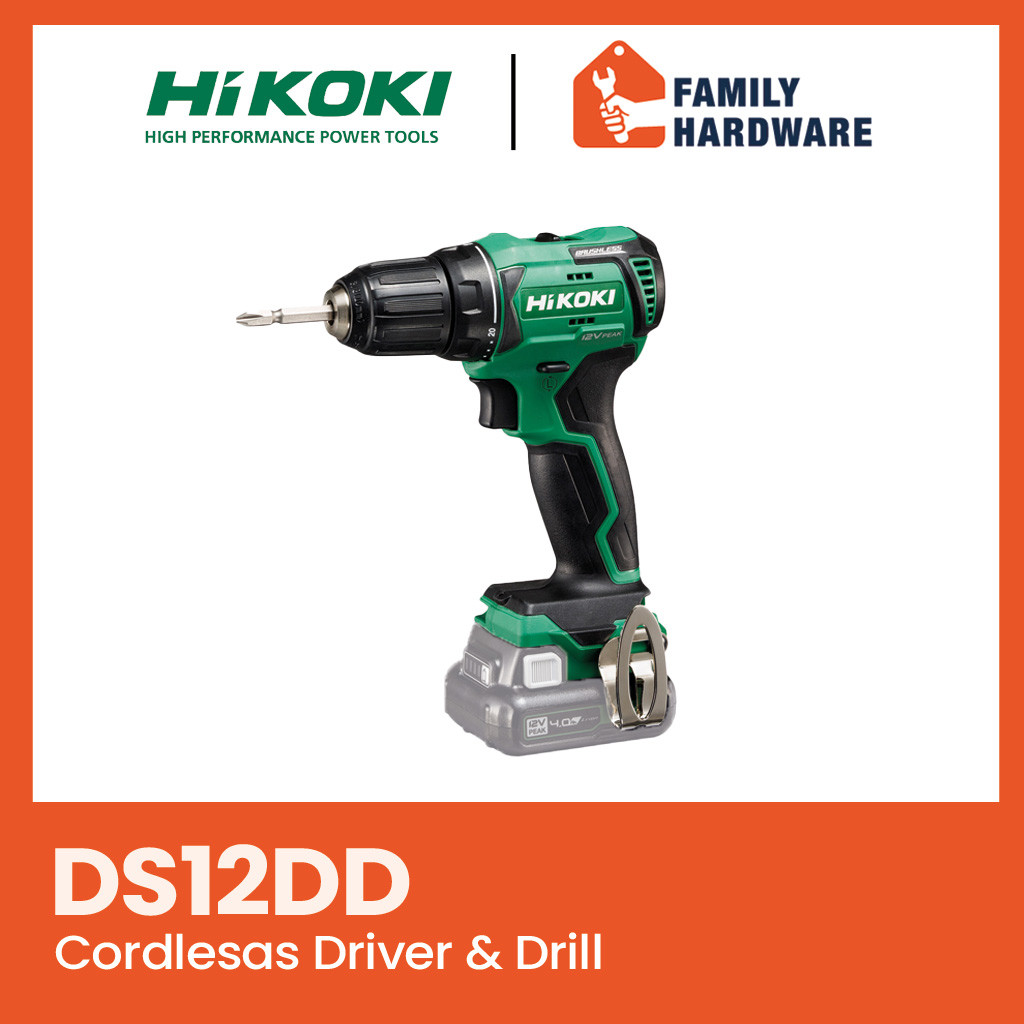 HIKOKI DS12DD 12V Cordless Brushless Driver Drill Brushless Motor 38NM DS 12 DD DS 12DD FAMILY ...