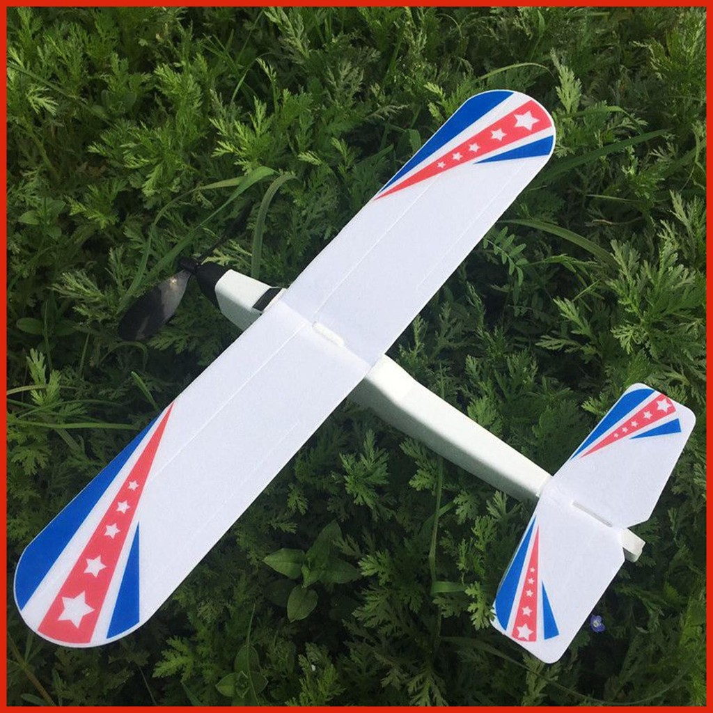 Rubber Band Airplanes Aircraft Toy Hand Model Glider Aircraft Flying ...