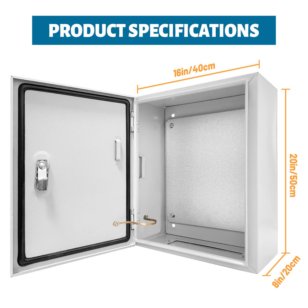 Epoxy Polyester Powder Coated Electric Distribution Box Wall Mount ...
