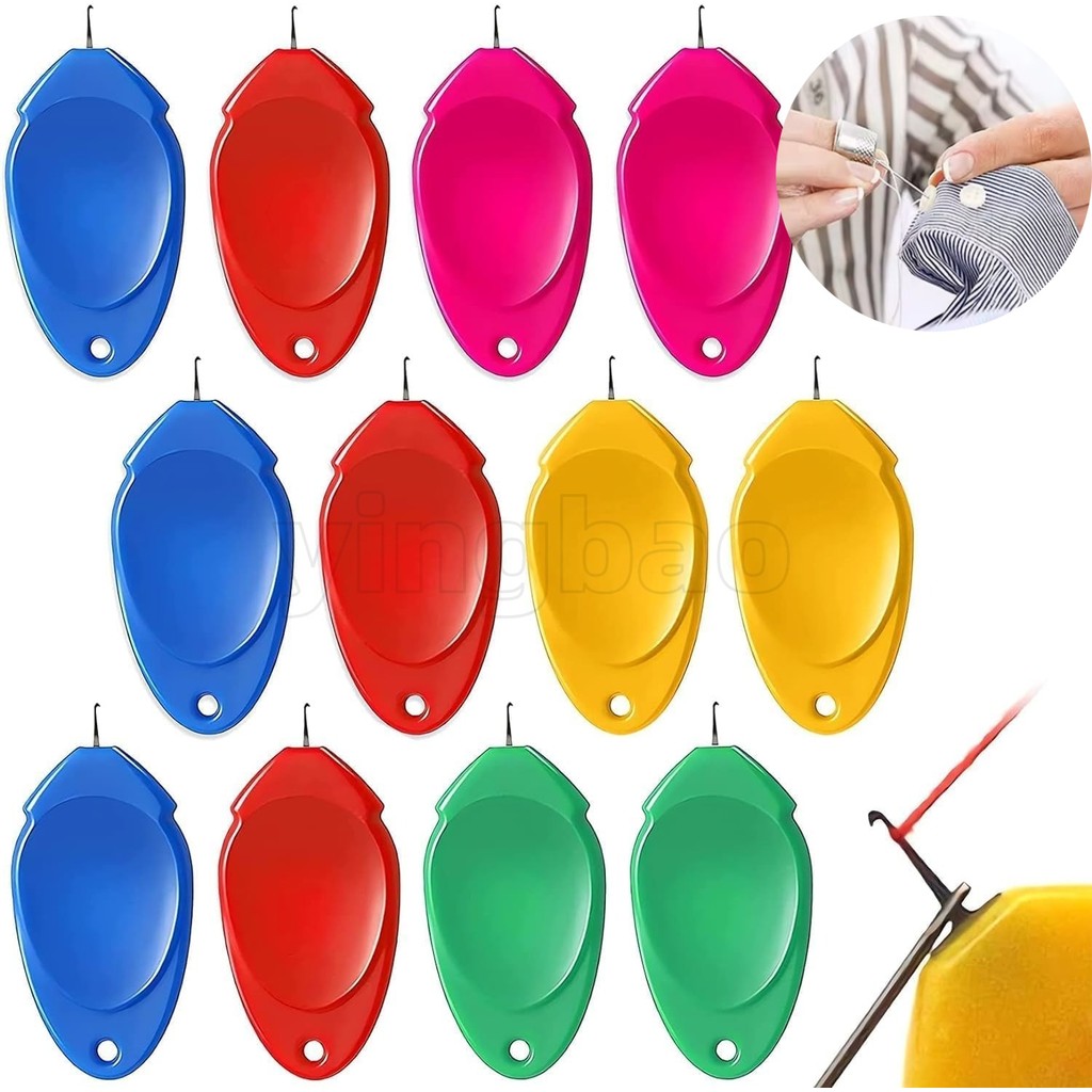 20pcs Needle Threader Plastic Wire Hook Simple Threader for Small Eye ...