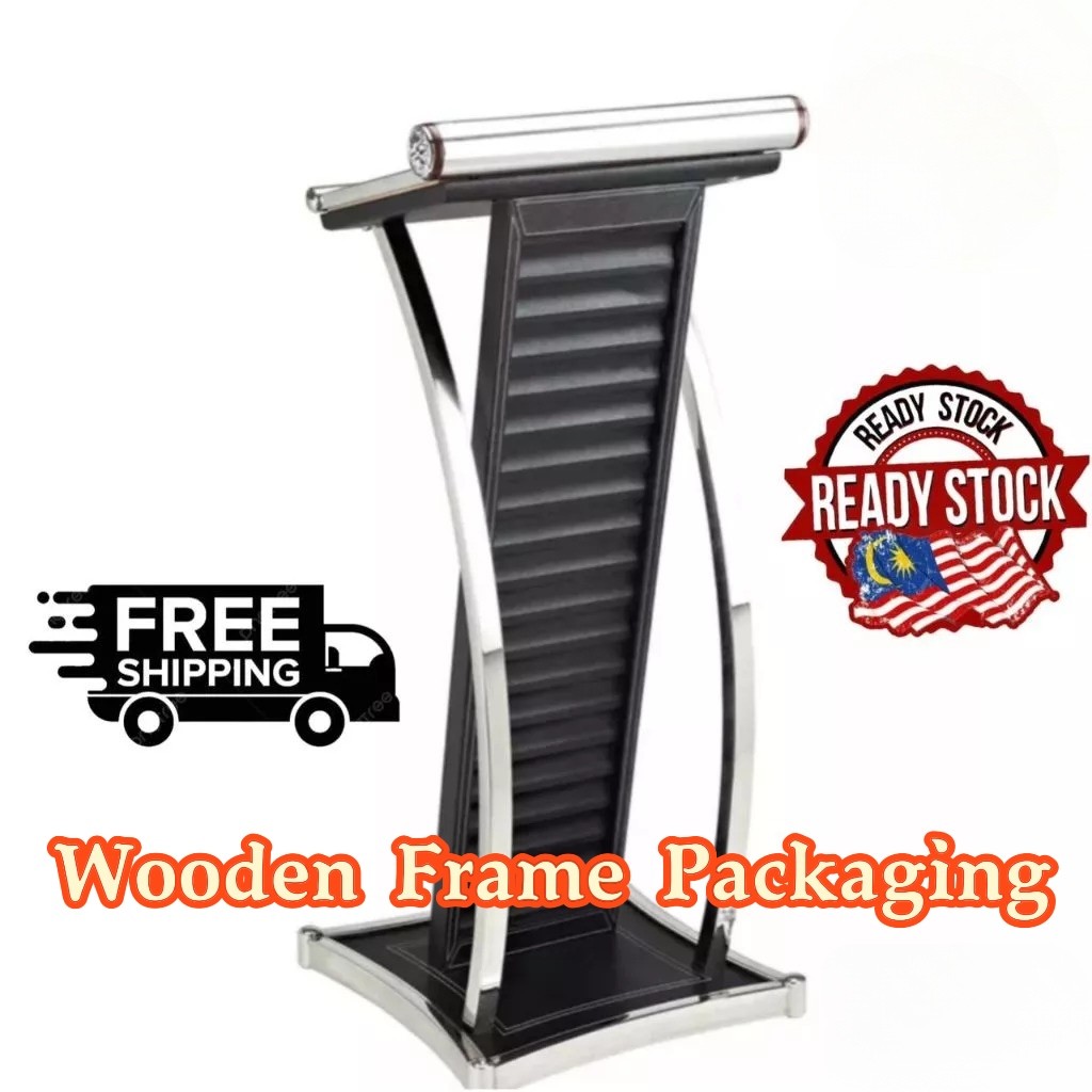 In Stock/ Rostrum Podium Stand For All Event On Stage Stainless Steel ...