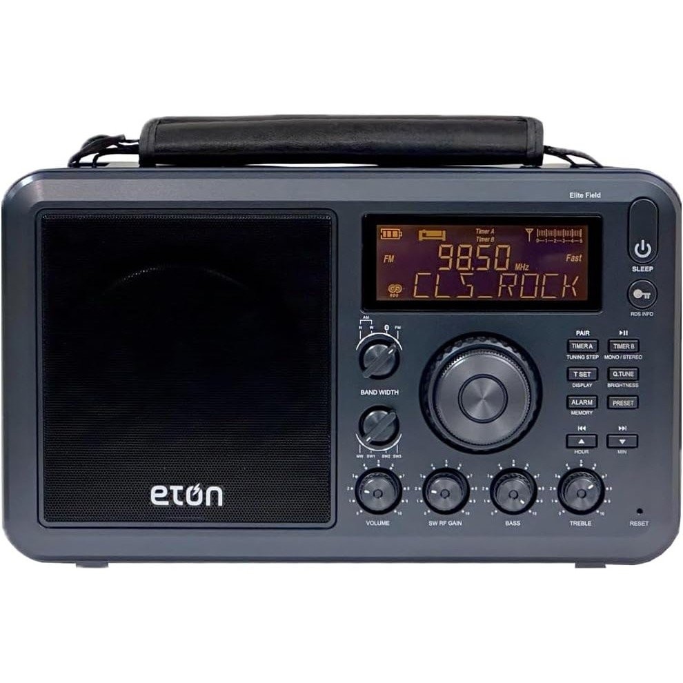 Eton Elite Field Radio with AM/FM, Shortwave, RDS, Bluetooth, Digital ...