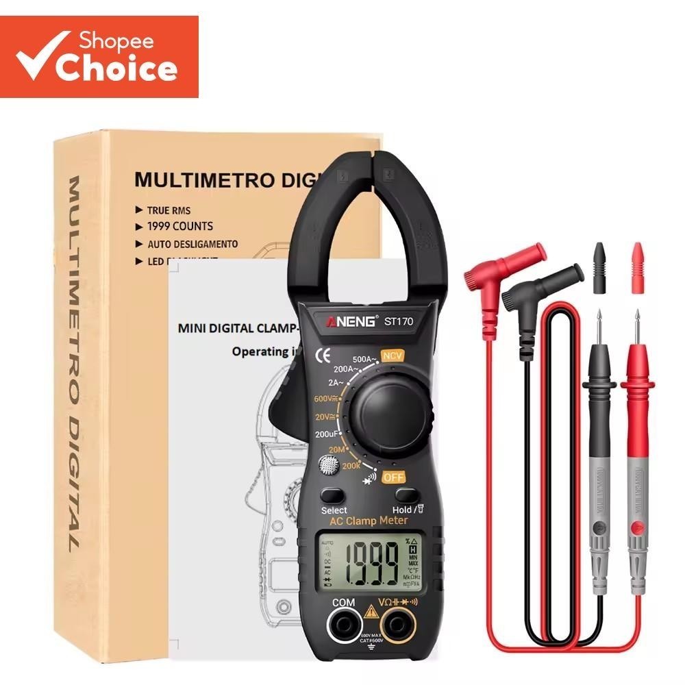 Aneng Digital Display Clamp Multimeter High-Precision Portable ...