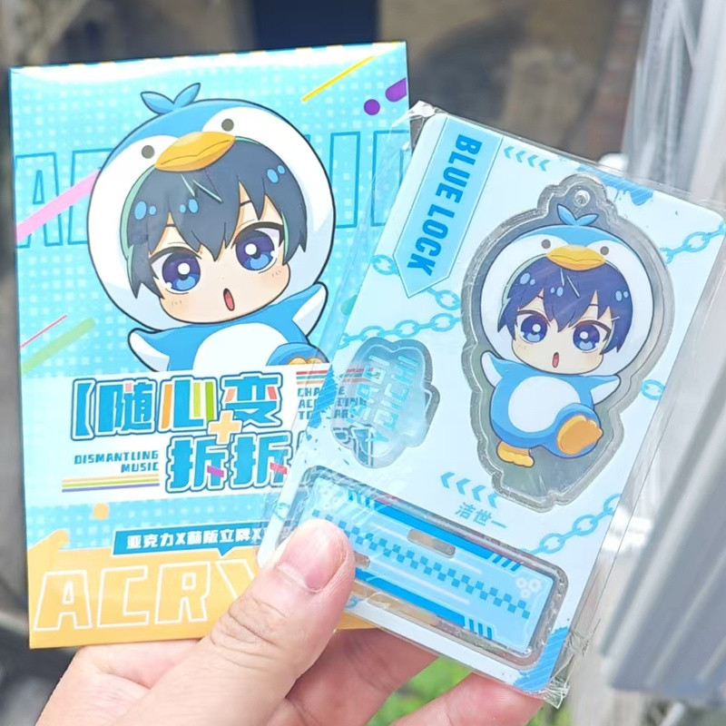 6/24Pcs BLUE LOCK Acrylic Figure Stand Model Tabletop Anime Toys Isagi ...