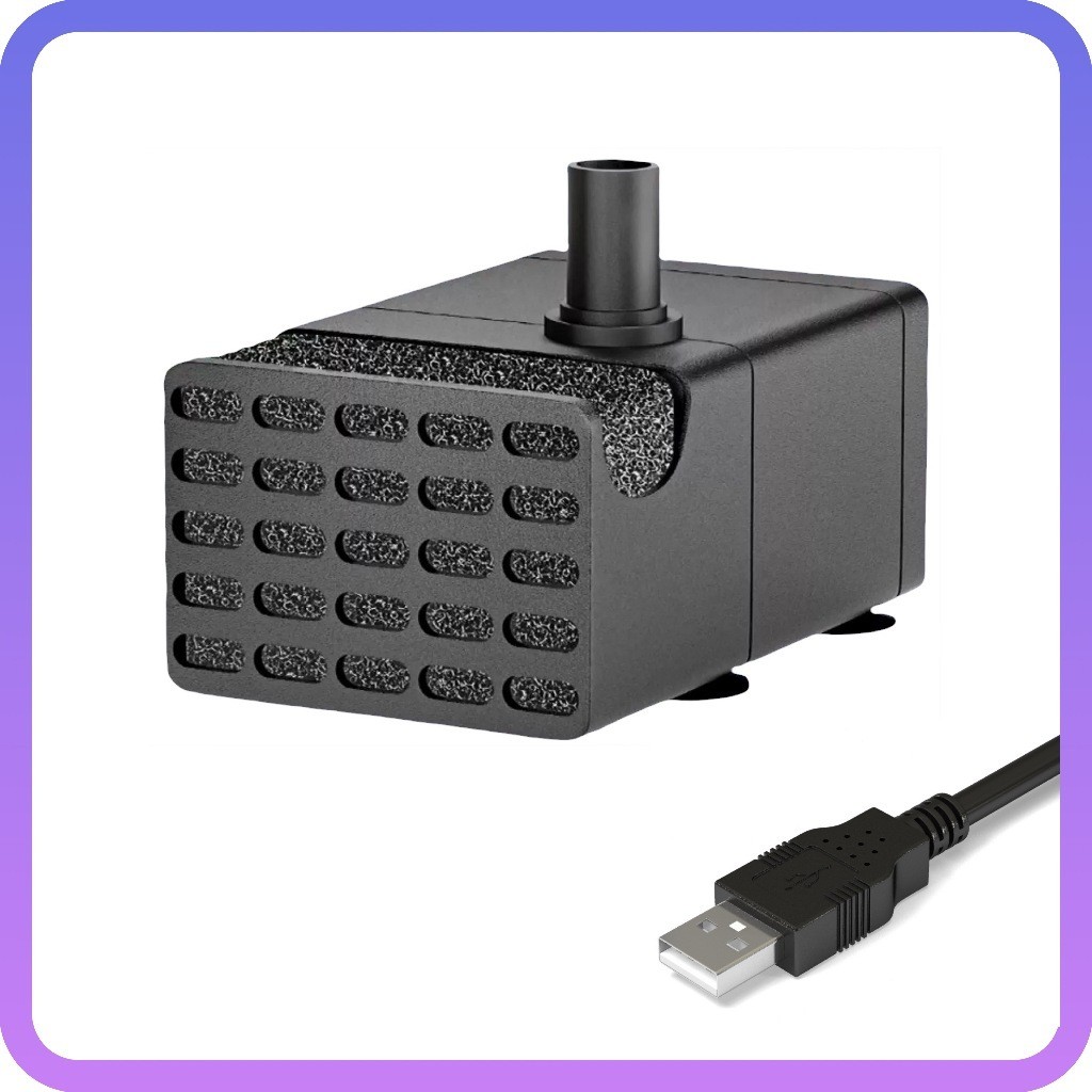(SG Ready Stock) 5W USB Submersible Mini Water Pump | Submersible USB ...