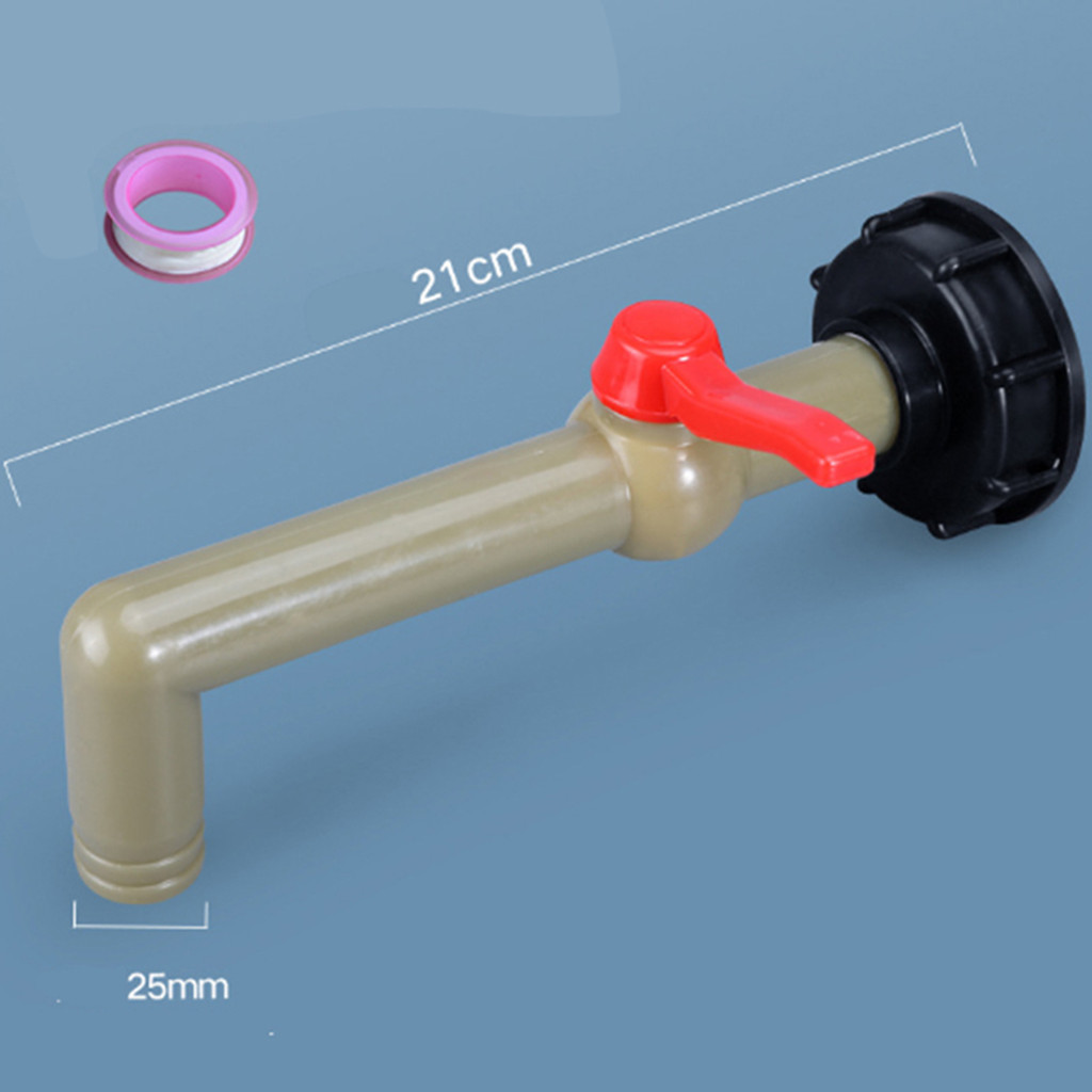 IBC Tonne Bucket Valve Reducing Ball Valve Fitting Adapter Extension ...