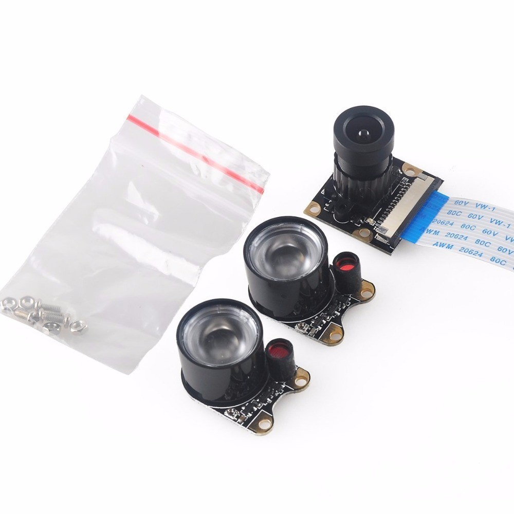 Raspberry Pi 3b+4b Camera Module Night Vision Camera OV5647 Adjustable ...