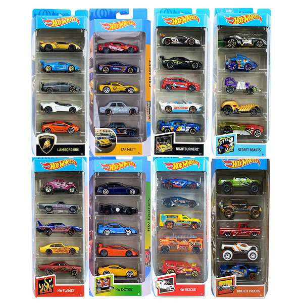 hot wheels set hot wheels fast and furious Hot Wheels Hot Sports Car 5 ...