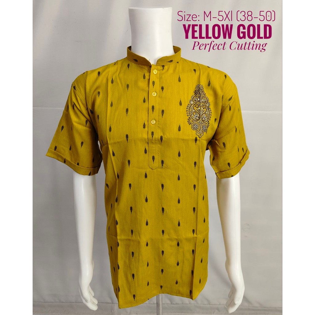 Men Kurtha/ Jippa Collection With Embroidered Soft Fabric | Shopee Malaysia