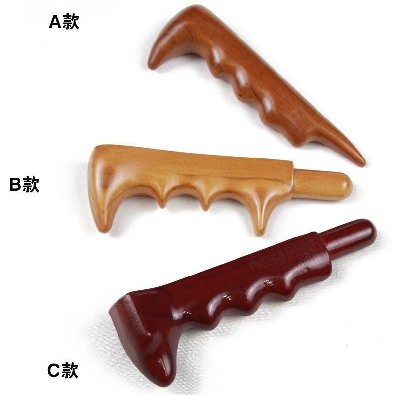 Peach Wood Hand Acupuncture Stick Wooden Massage Stick Acupuncture ...
