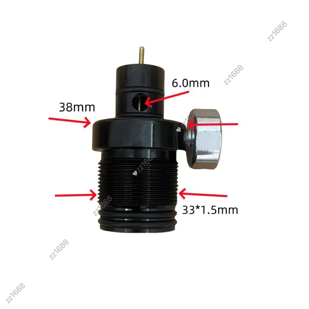 Cricket valve, PCP needle valve, built-in valve with an outer diameter ...