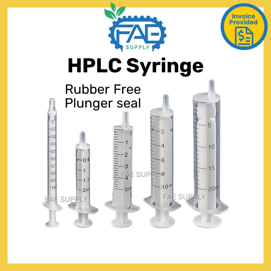 Syringe Picagari PP/PE plunger HPLC sampling rubber free medical ...