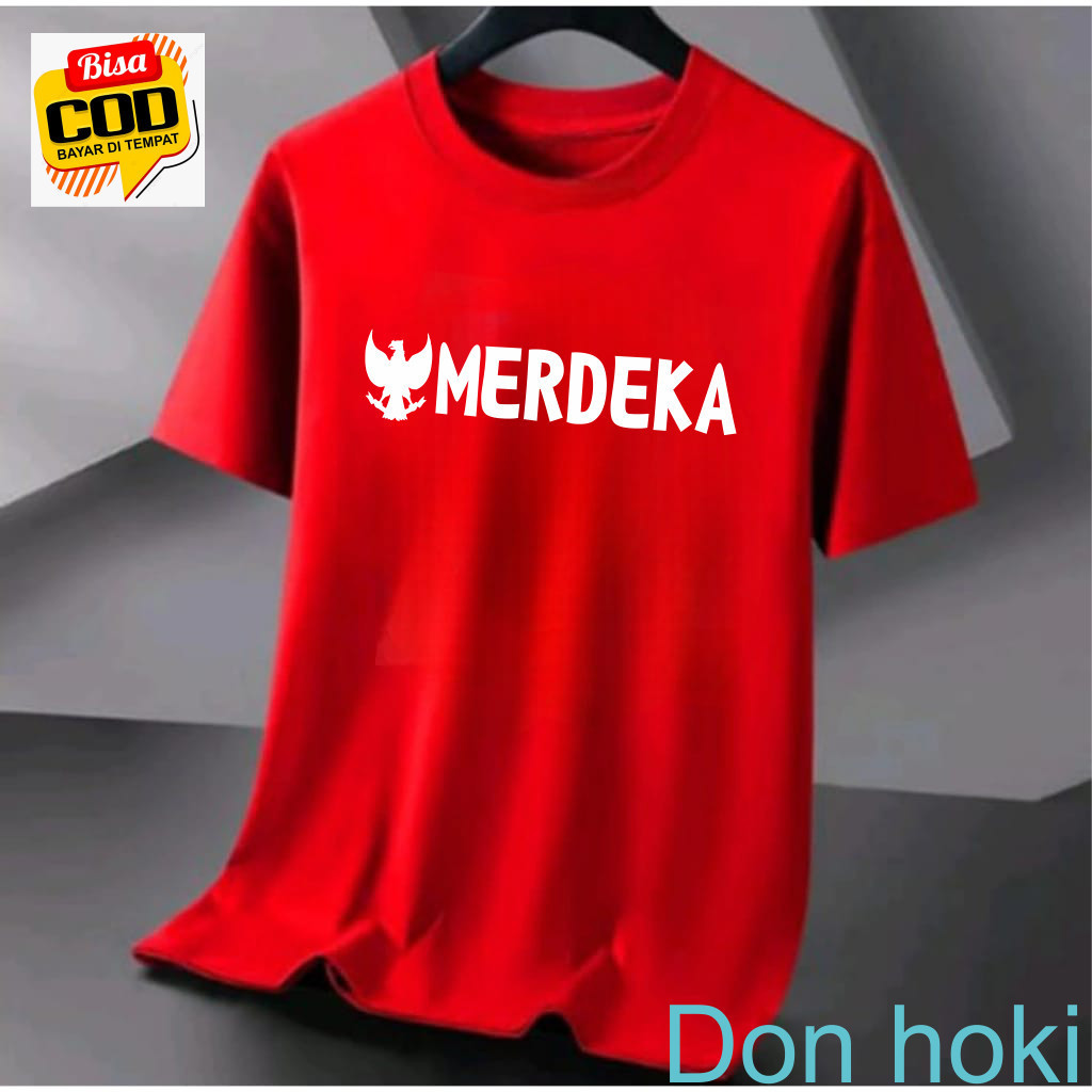 Kaos HUT Merdeka HUT RI 80 T-SHIRT AUGUST 17 1945 2025 INDONESIA ...