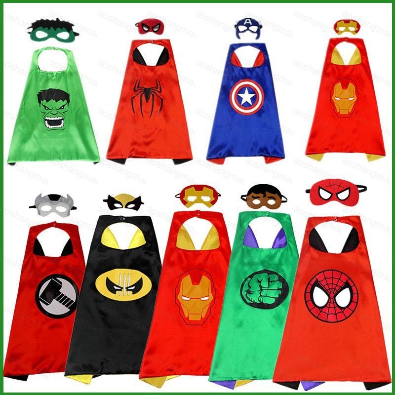 HK2 The Avengers Frozen Children cape roleplay kids cosplay cloth party ...