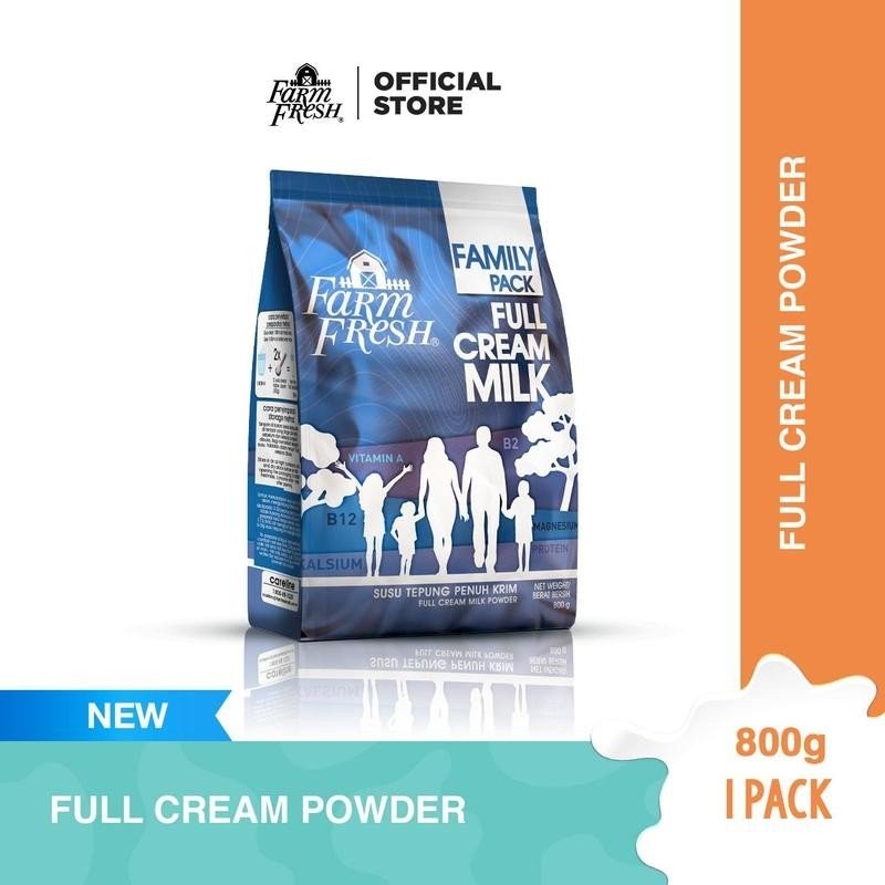 Farm Fresh Full Cream Milk Powder 800g x 1 Pack | Shopee Malaysia