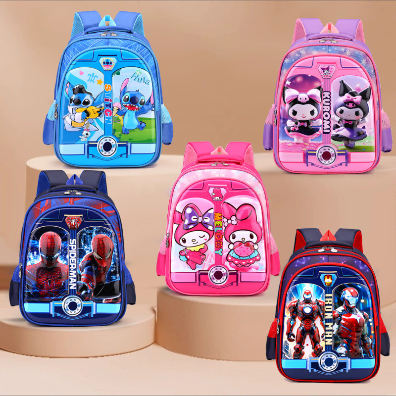 Kuromi Kitty Stitch Spider Man Sofia Elsa Batman Iron Man Superhero ...