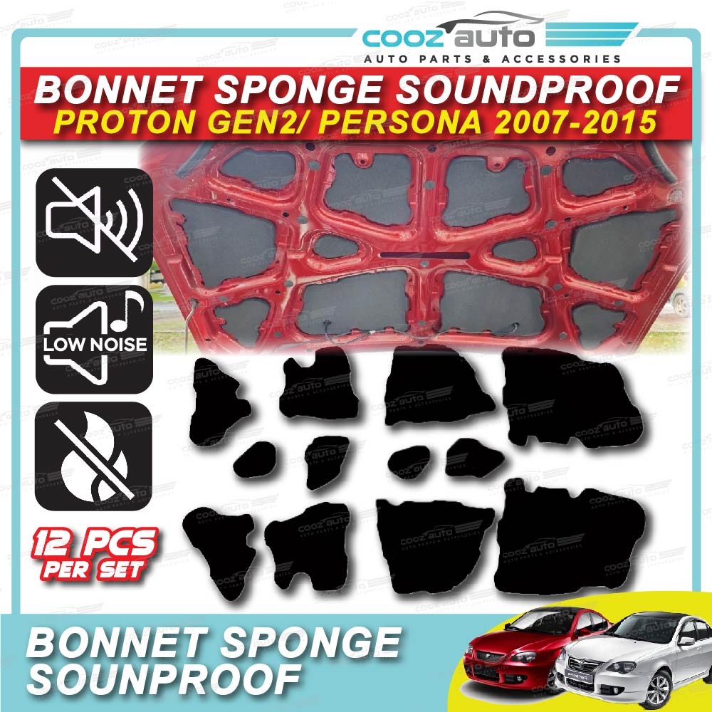 Proton Gen2 Gen-2 Persona 2009 - 2015 Front Car Bonnet Sponge Sound ...