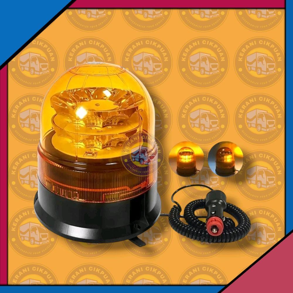 LED Beacon Warning Light (4 MODE) 12V-24V Trucks Lorry Car Automotive ...