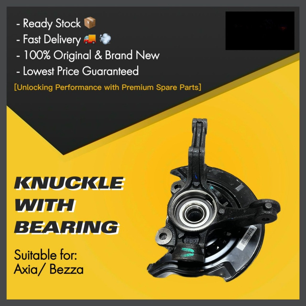 ORIGINAL Perodua Axia & Bezza Front Wheel Hub Knuckle Assembly (with ...