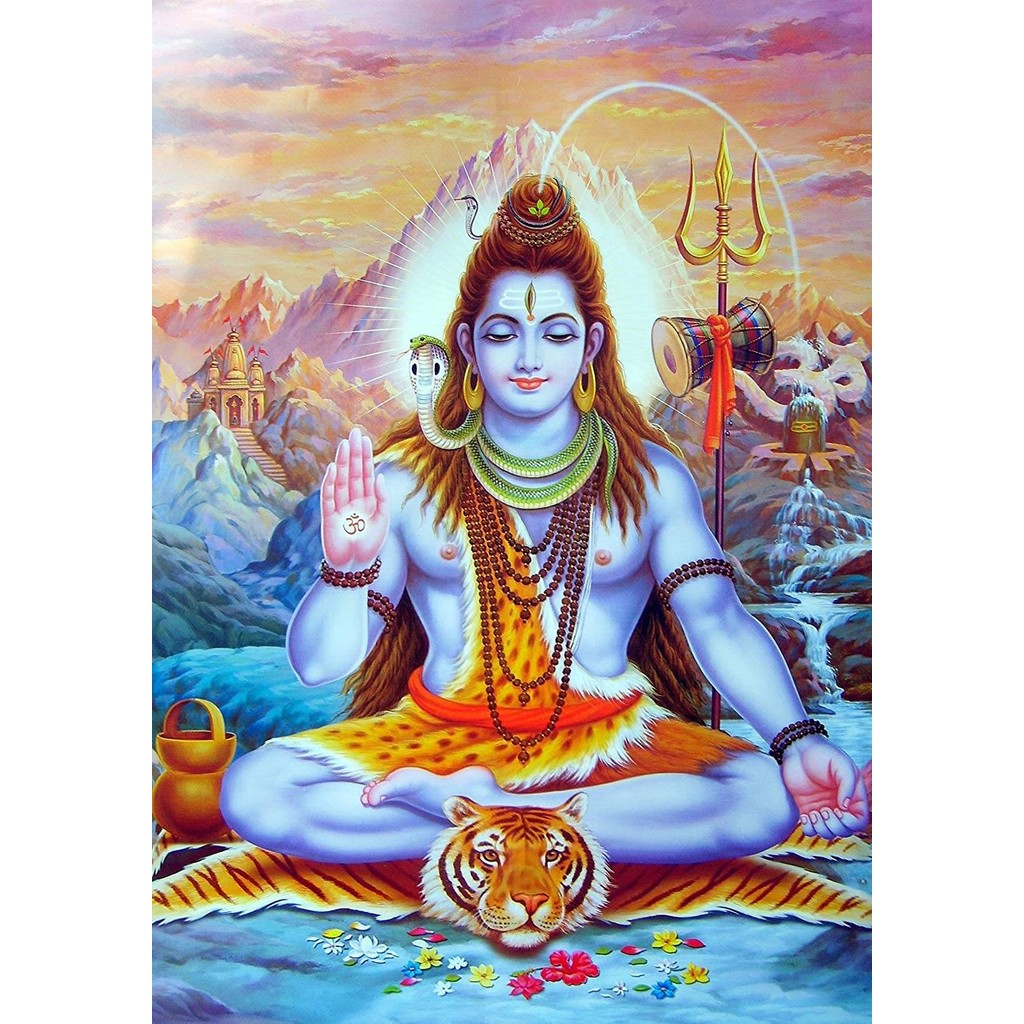 Lord Shiva Poster A3 Portrait Art Print Photo Picture Image Painting ...