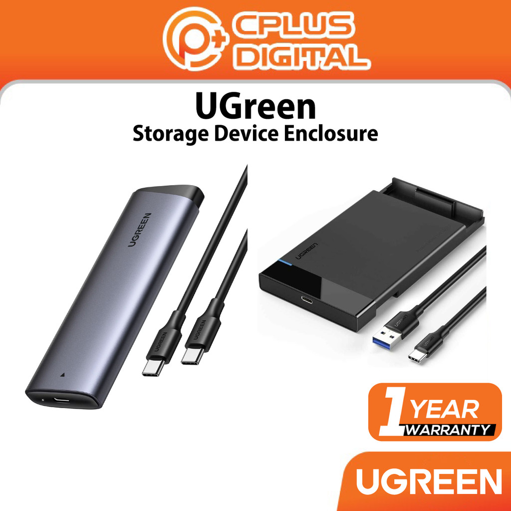 UGREEN Storage Drive Enclosure M.2 NVME SSD HDD 10Gbps USB 3.2 Gen2 US221 CM777 CM767 CM400 ...