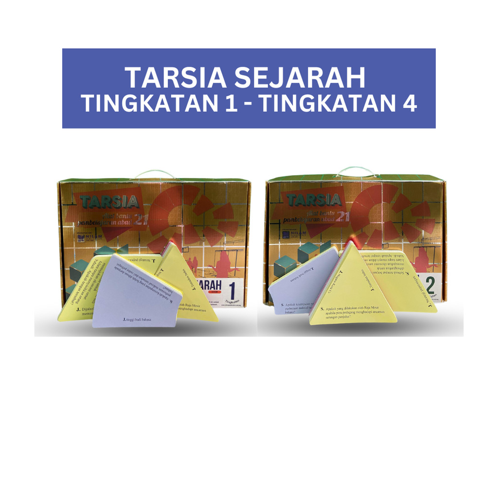 (ABM Nilam) Tarsia Sejarah Tingkatan 1 - Tingkatan 4 | Shopee Malaysia